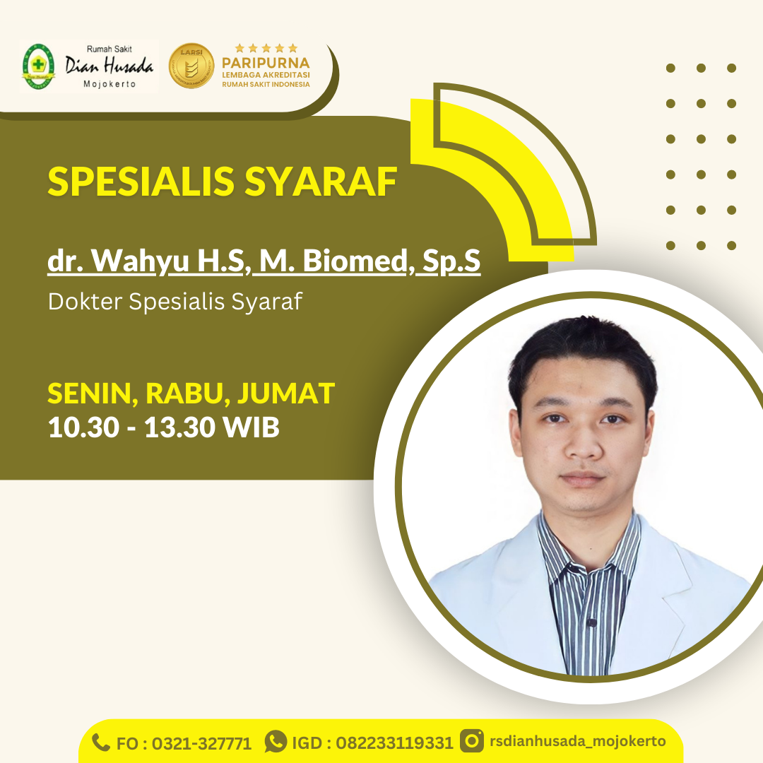 dr. Wahju Handojo Setiawan, M.Biomed, Sp.S – Official Website RS Dian ...